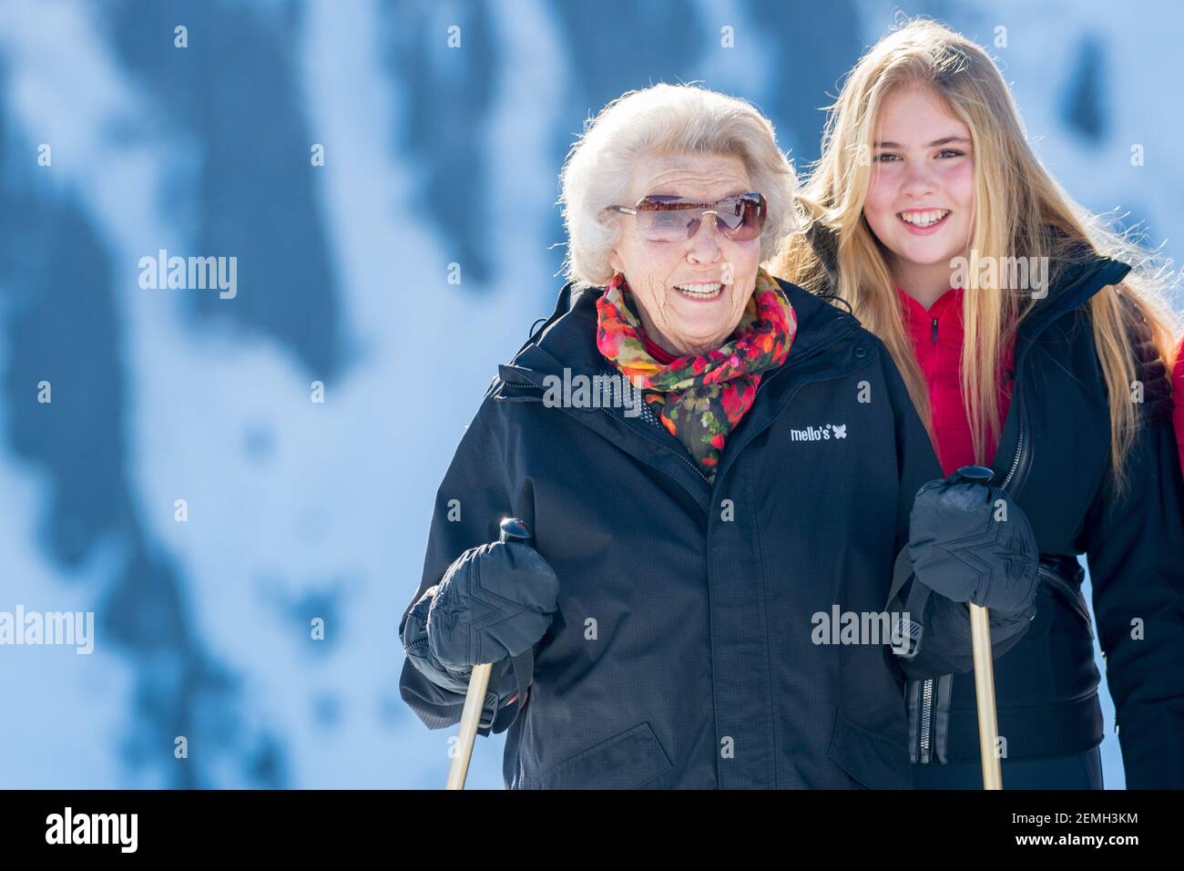 Princess Beatrix and Princess Amalia during the annual winter Royal ...