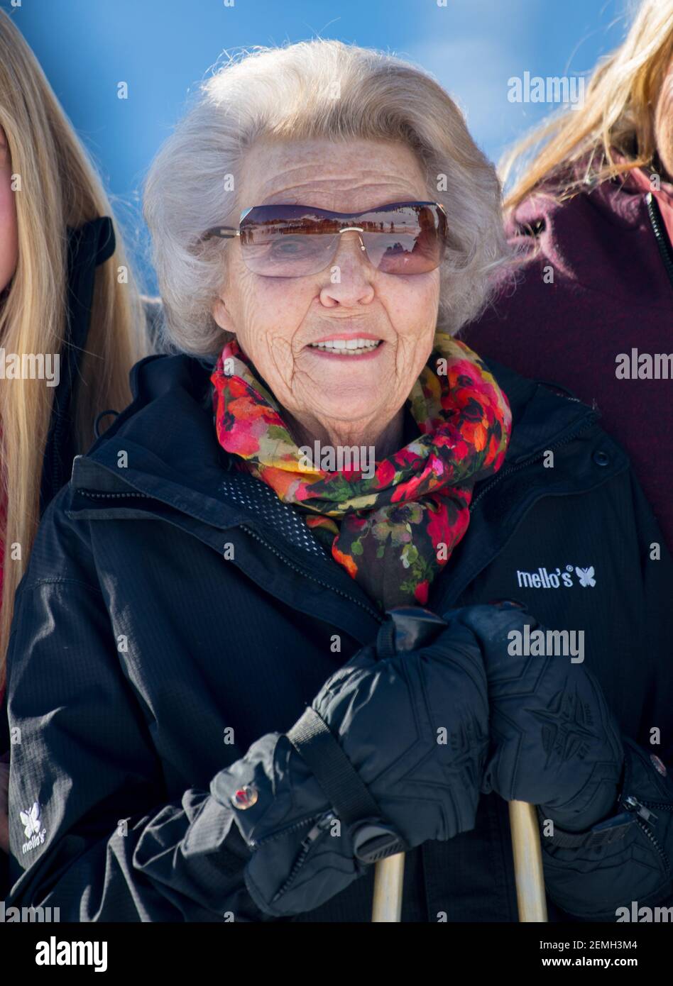 Princess Beatrix during the annual winter Royal photoc?all at the ...