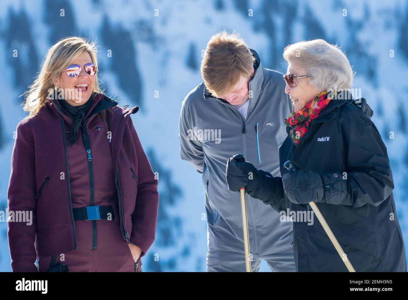 King Willem-Alexander, Queen Maxima and Princess Beatrix during the ...