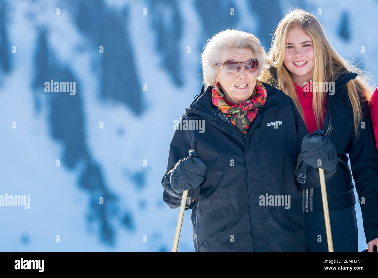 Princess Beatrix and Princess Amalia during the annual winter Royal ...