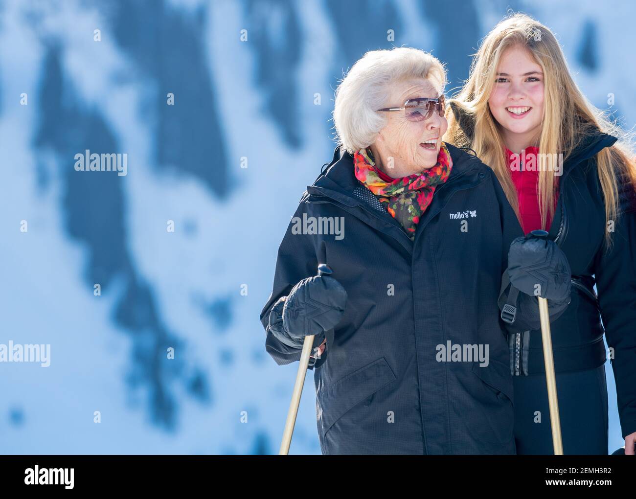 Princess Beatrix and Princess Amalia during the annual winter Royal ...