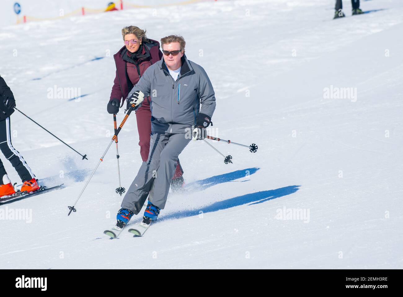 King Willem-Alexander and Queen Maxima during the annual winter Royal ...