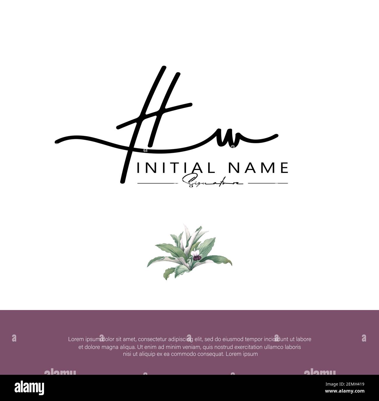 Hw signature hi-res stock photography and images - Alamy