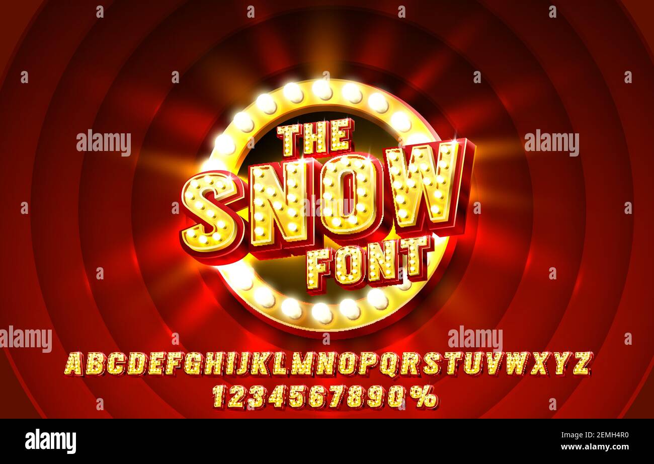 Show font set collection, letters and numbers symbol. Vector ...