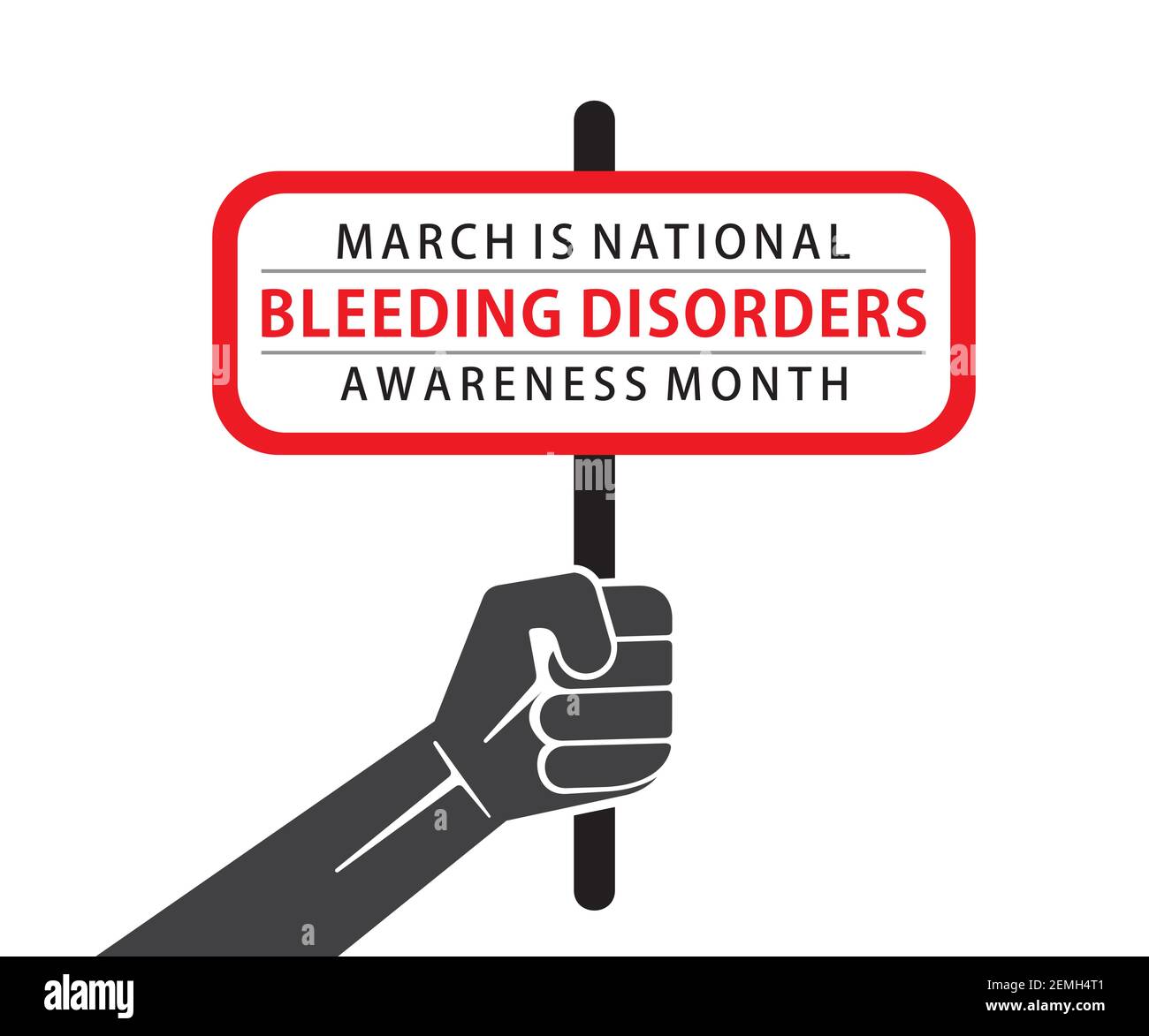 vector illustration of national bleeding disorders awareness month design Stock Vector Image ...