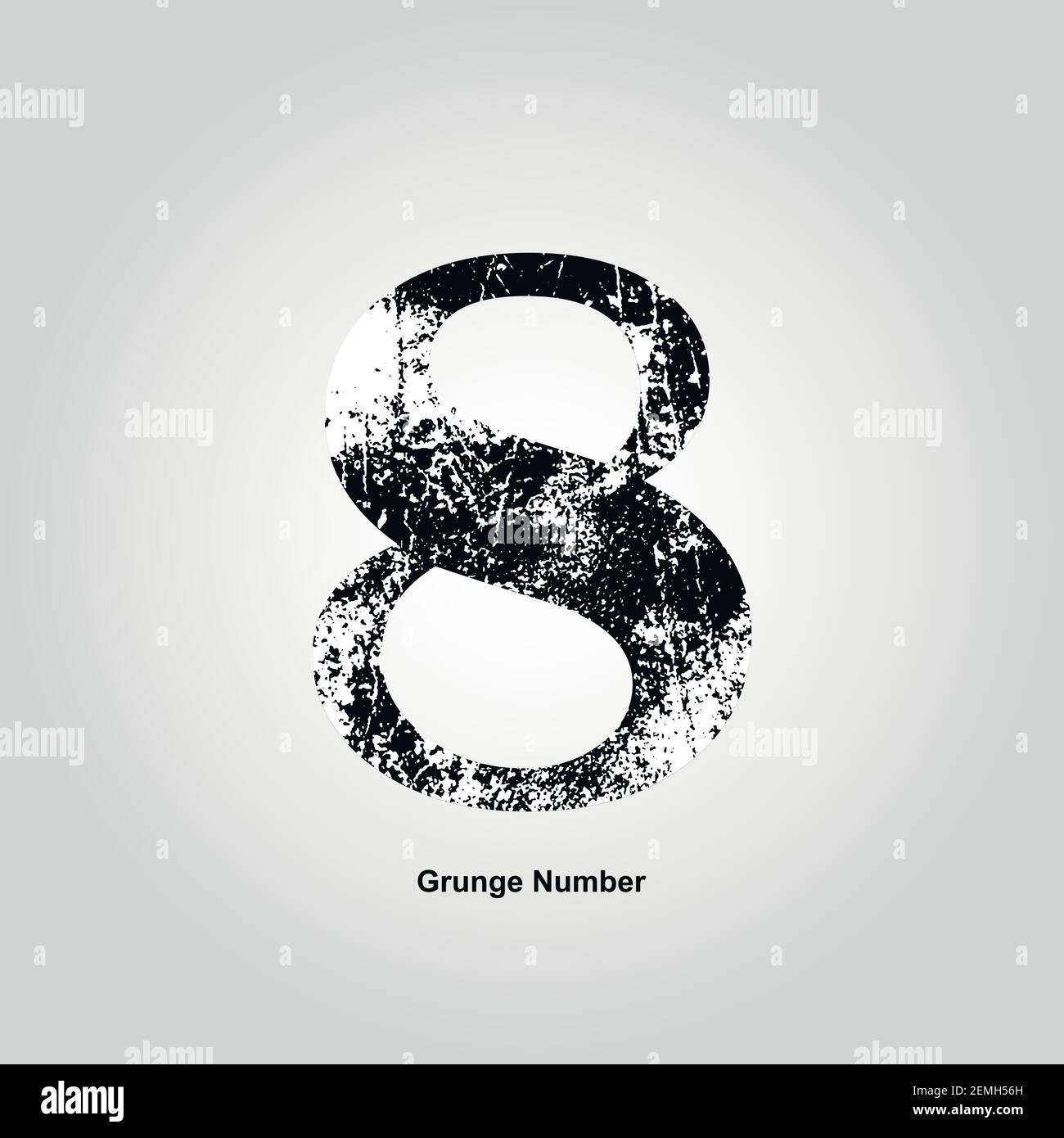 Grunge numbers. Vector illustration Stock Vector Image & Art - Alamy