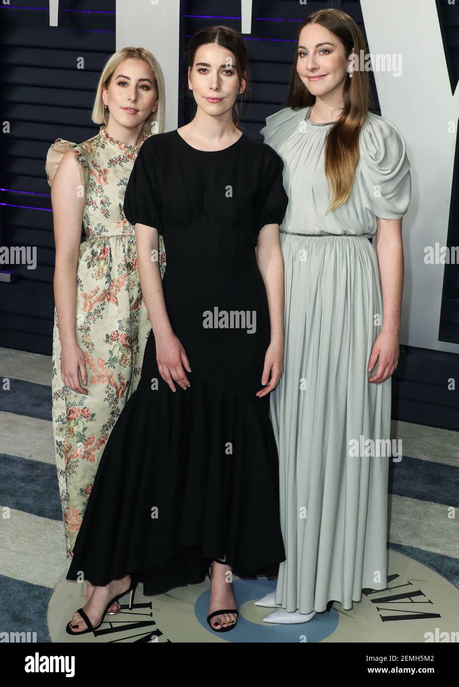 BEVERLY HILLS, LOS ANGELES, CA, USA - FEBRUARY 24: Este Haim, Danielle ...