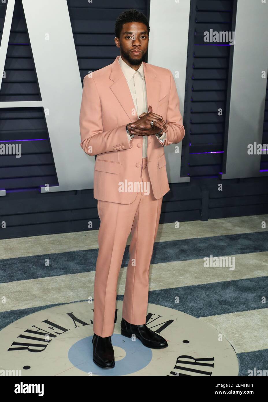 BEVERLY HILLS, LOS ANGELES, CA, USA - FEBRUARY 24: Chadwick Boseman ...