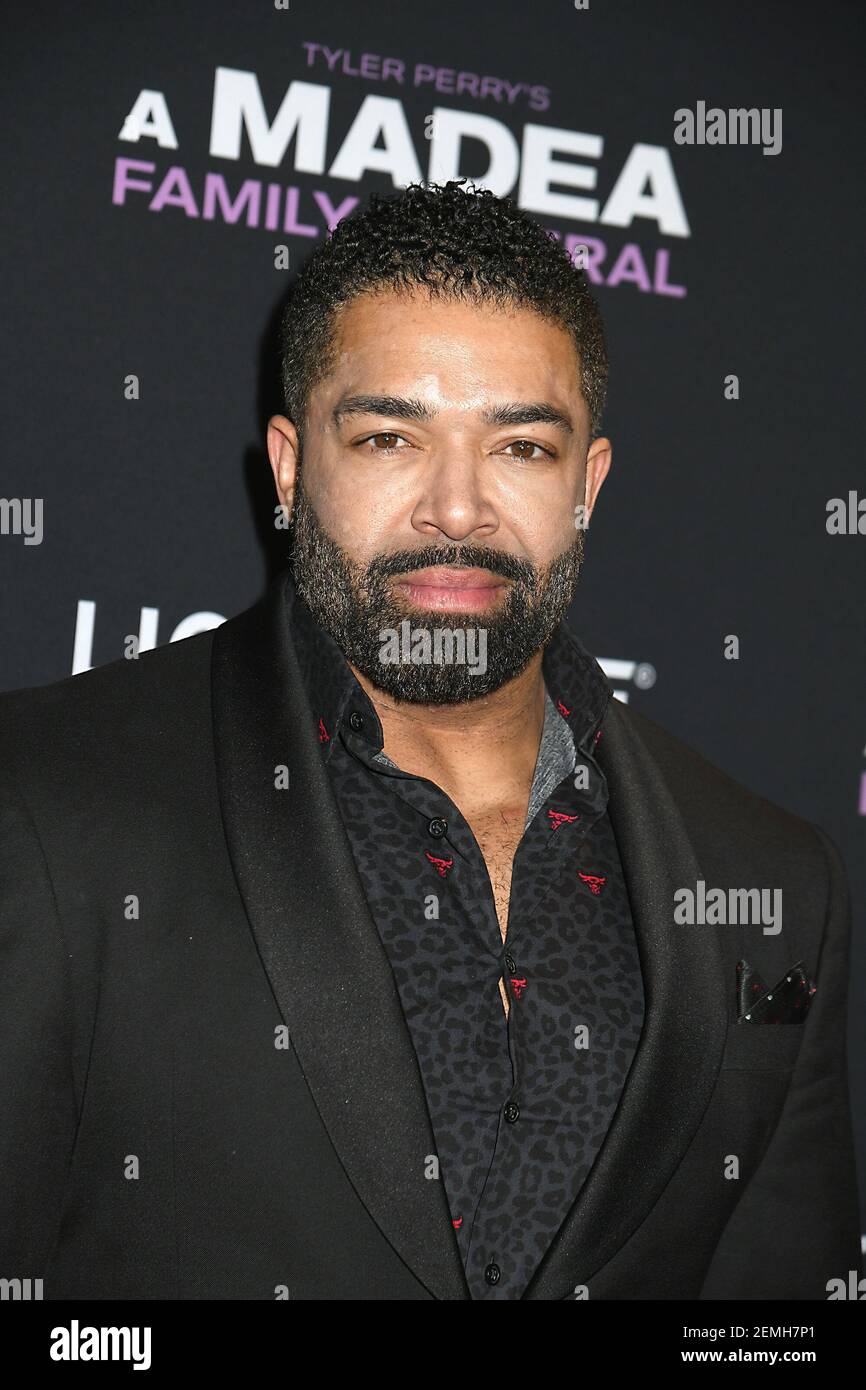 actor in the movie David Otunga attends Tyler Perry's "A Madea Family ...
