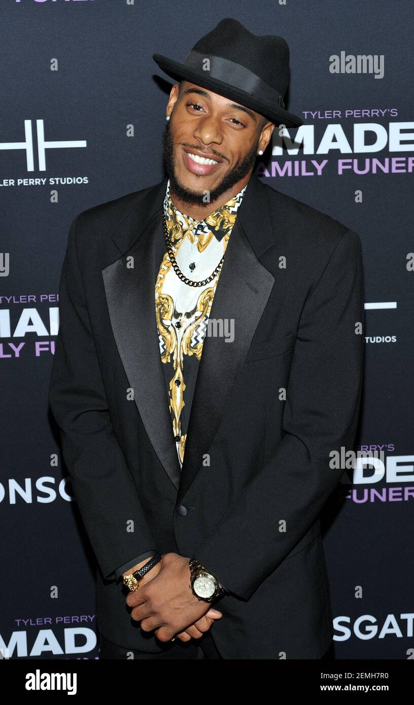 Actor Courtney Burrell attends the NY special screening of Tyler Perry ...