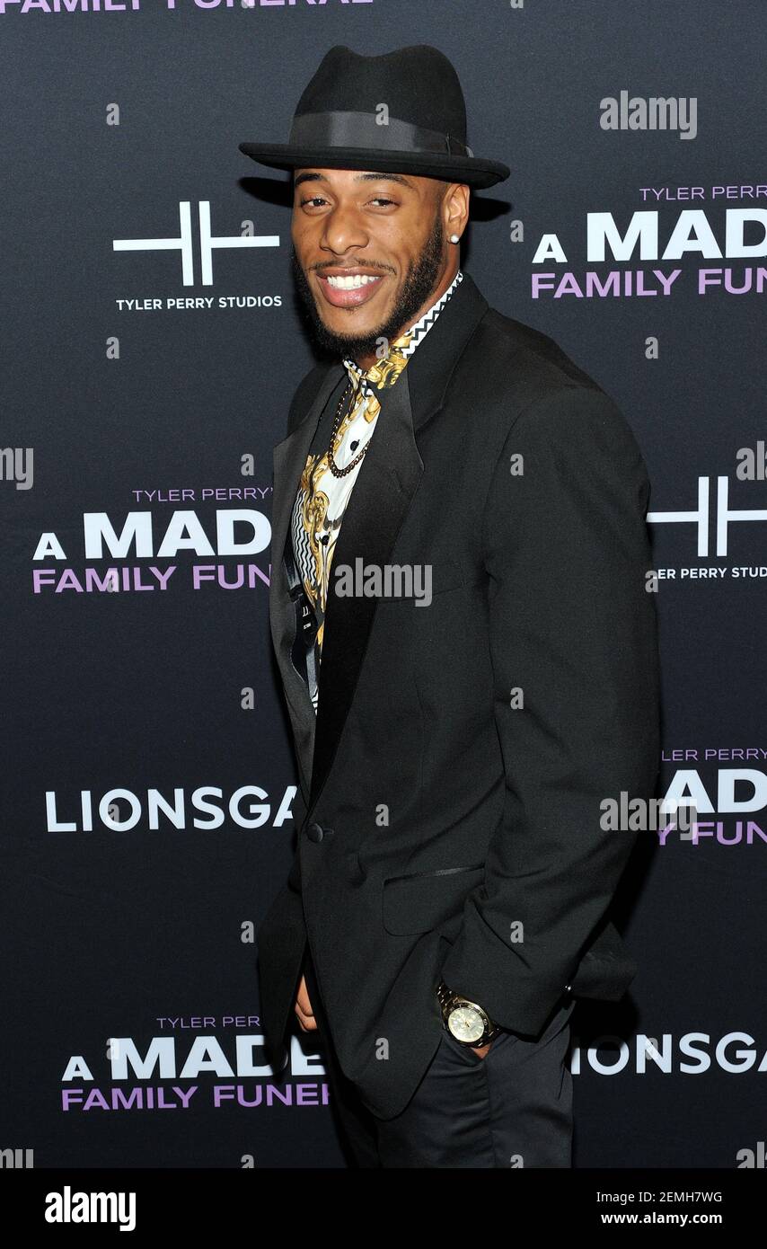 Actor Courtney Burrell attends the NY special screening of Tyler Perry ...