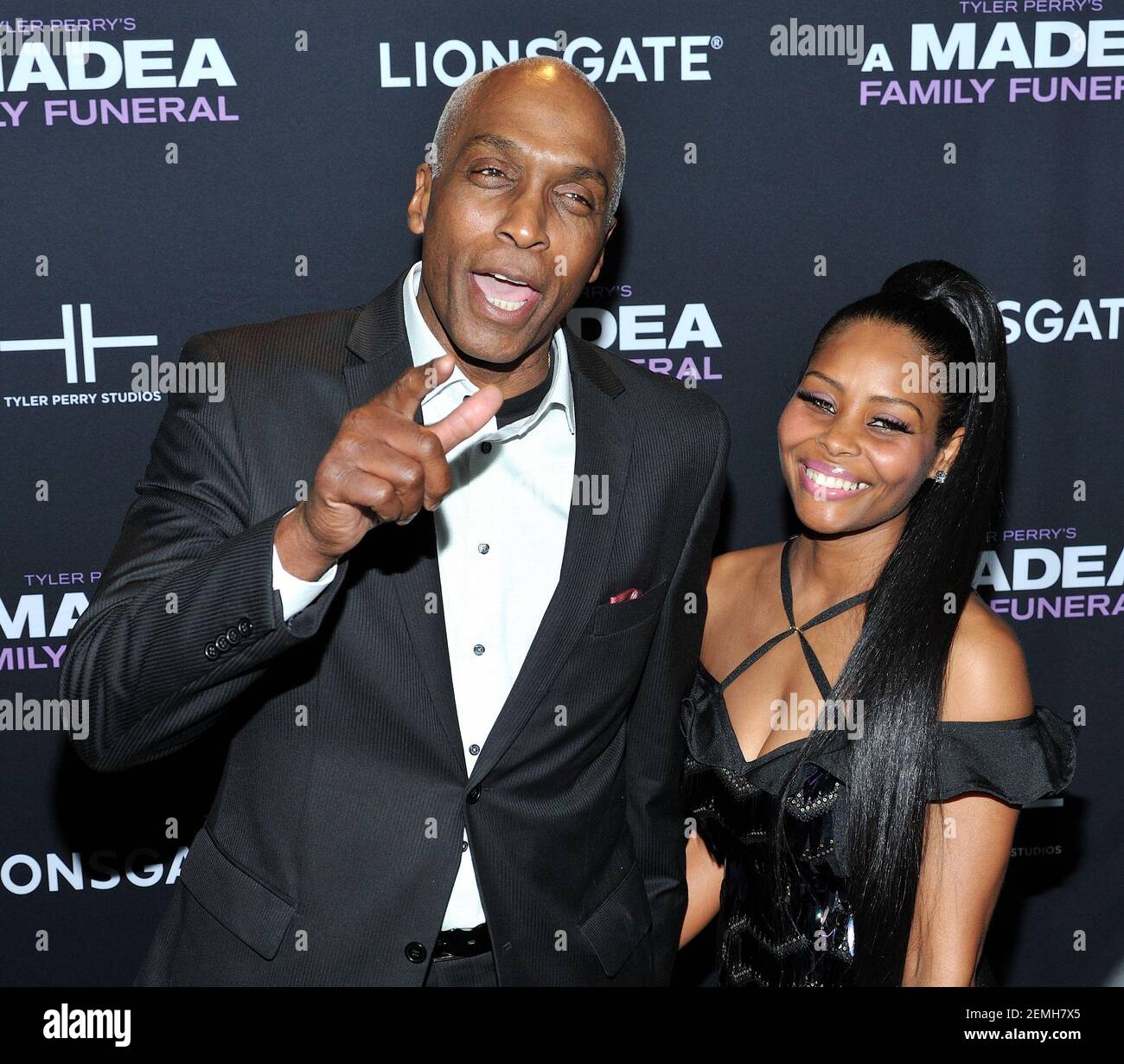 Actor Derek Morgan (L) attends the NY special screening of Tyler Perry ...