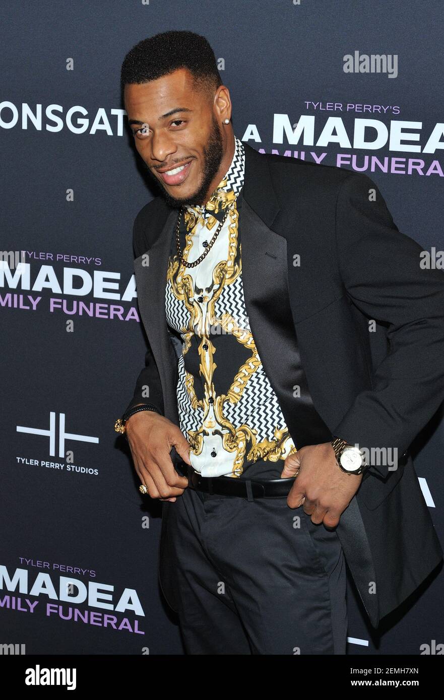 Actor Courtney Burrell attends the NY special screening of Tyler Perry ...