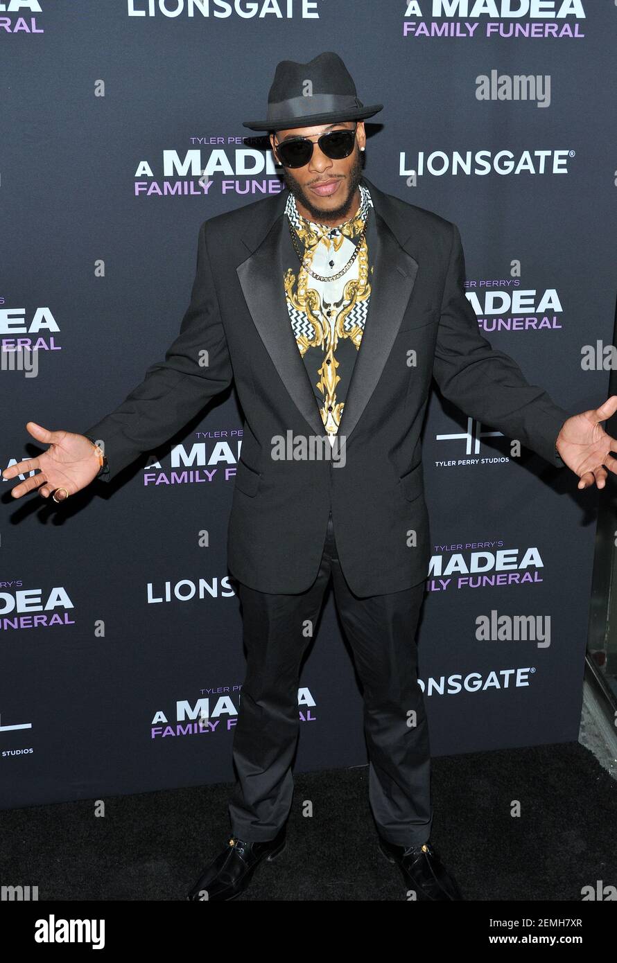 Actor Courtney Burrell attends the NY special screening of Tyler Perry ...