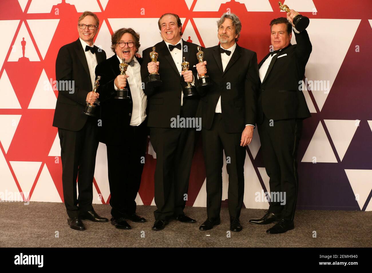 Nick Vallelonga, Peter Farrelly and Brian Currie at the 91st Annual ...