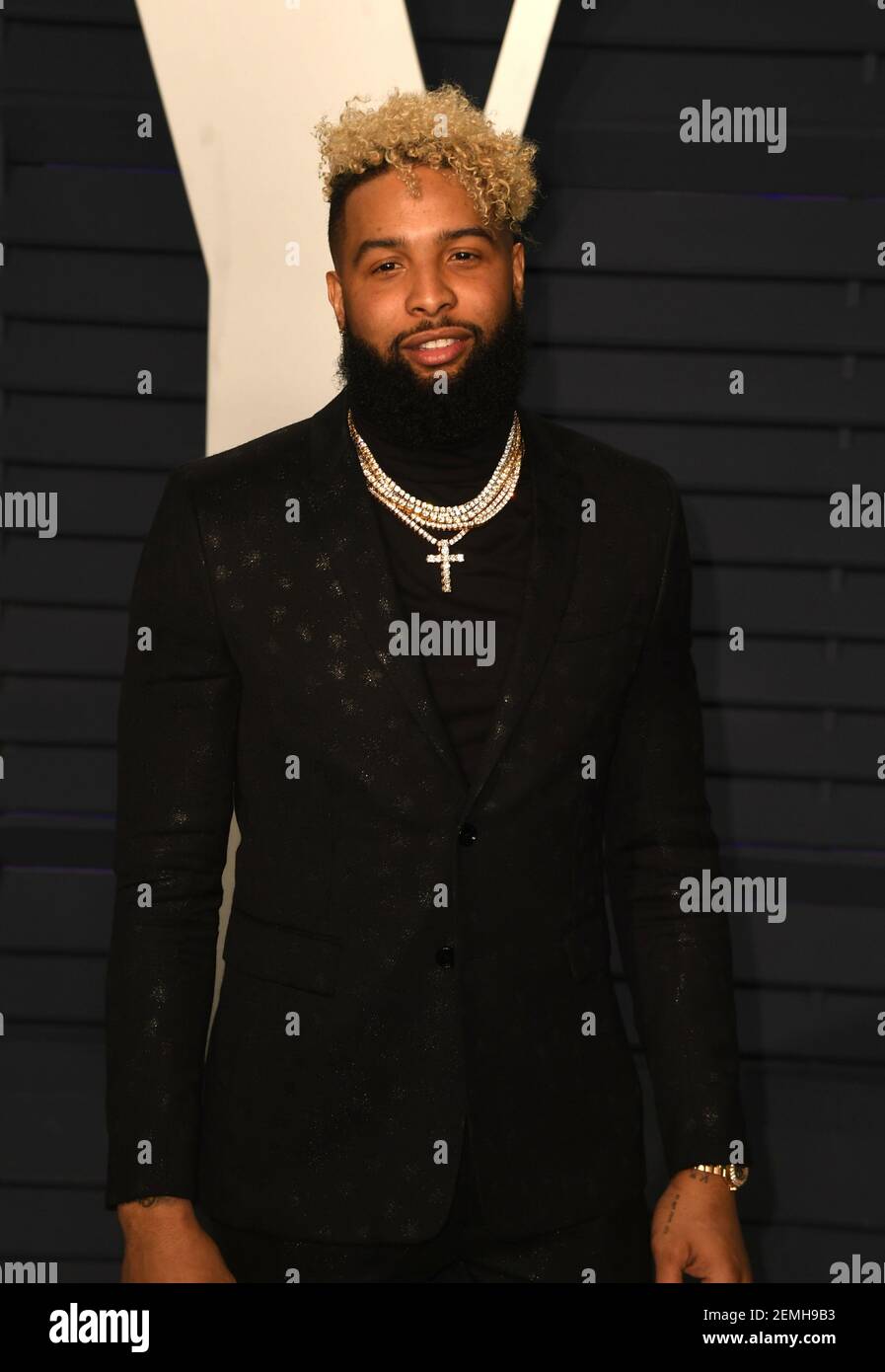 Odell Beckham Jr. at the Vanity Fair Oscar Party on February 24, 2019 ...