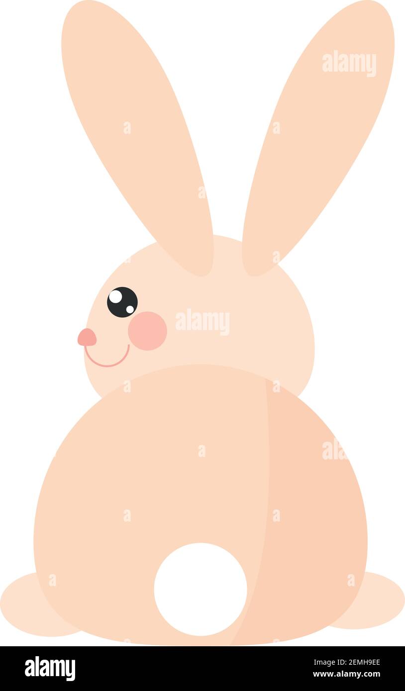 cute bunny animal cartoon isolated Stock Vector Image & Art - Alamy