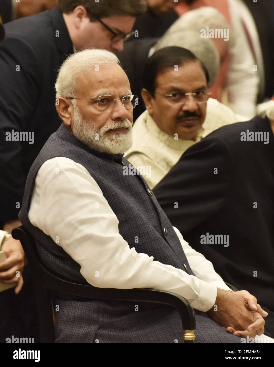 NEW DELHI, INDIA - FEBRUARY 26: Prime Minister Narendra Modi during the ...