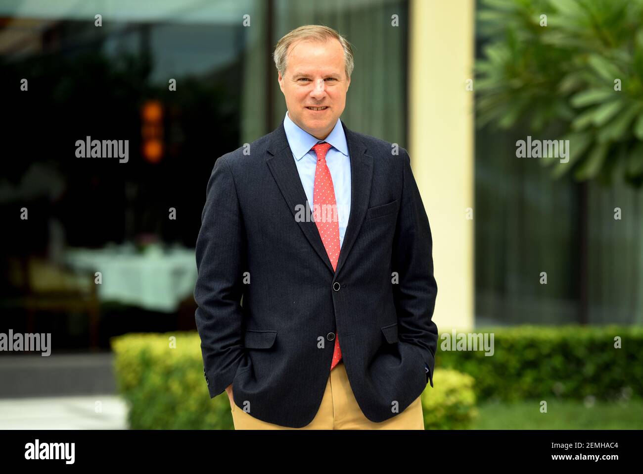 NEW DELHI, INDIA - FEBRUARY 26: Colin Crowell, Head of Global Public ...