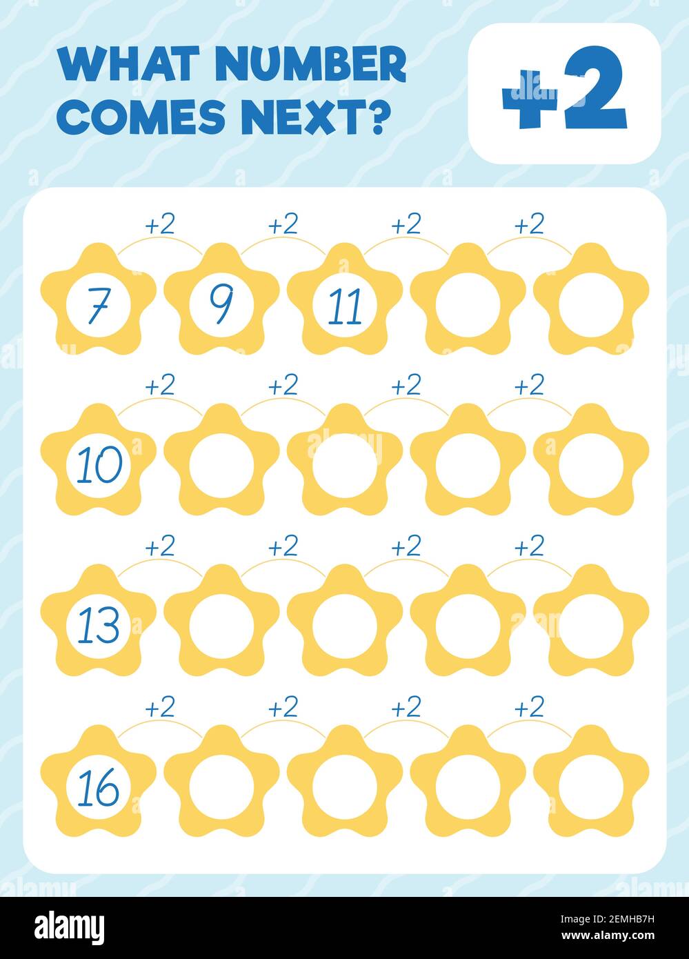 Math worksheet practice print page. What number comes next? Addition ...