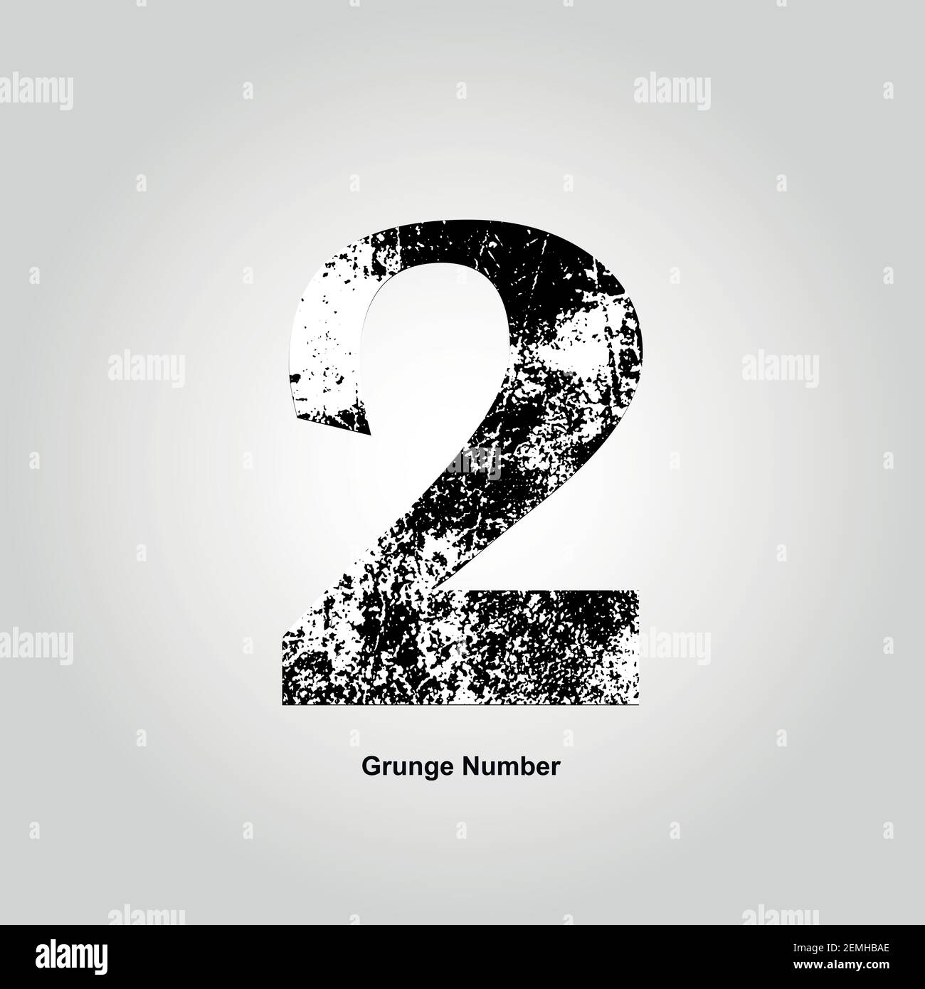 Grunge numbers. Vector illustration Stock Vector Image & Art - Alamy