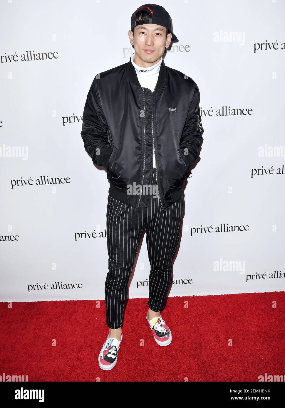 Jake Choi arrives at the Prive? Alliance Ready-To-Wear Fashion ...