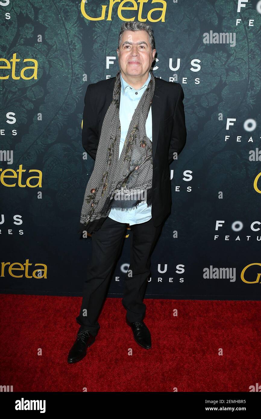 Javier Navarrete attends the Premiere Of Focus Features "Greta" held at ...