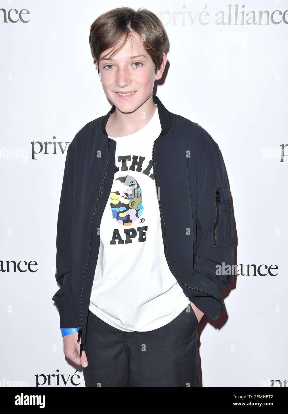 Jackson Dunn arrives at the Prive? Alliance Ready-To-Wear Fashion ...