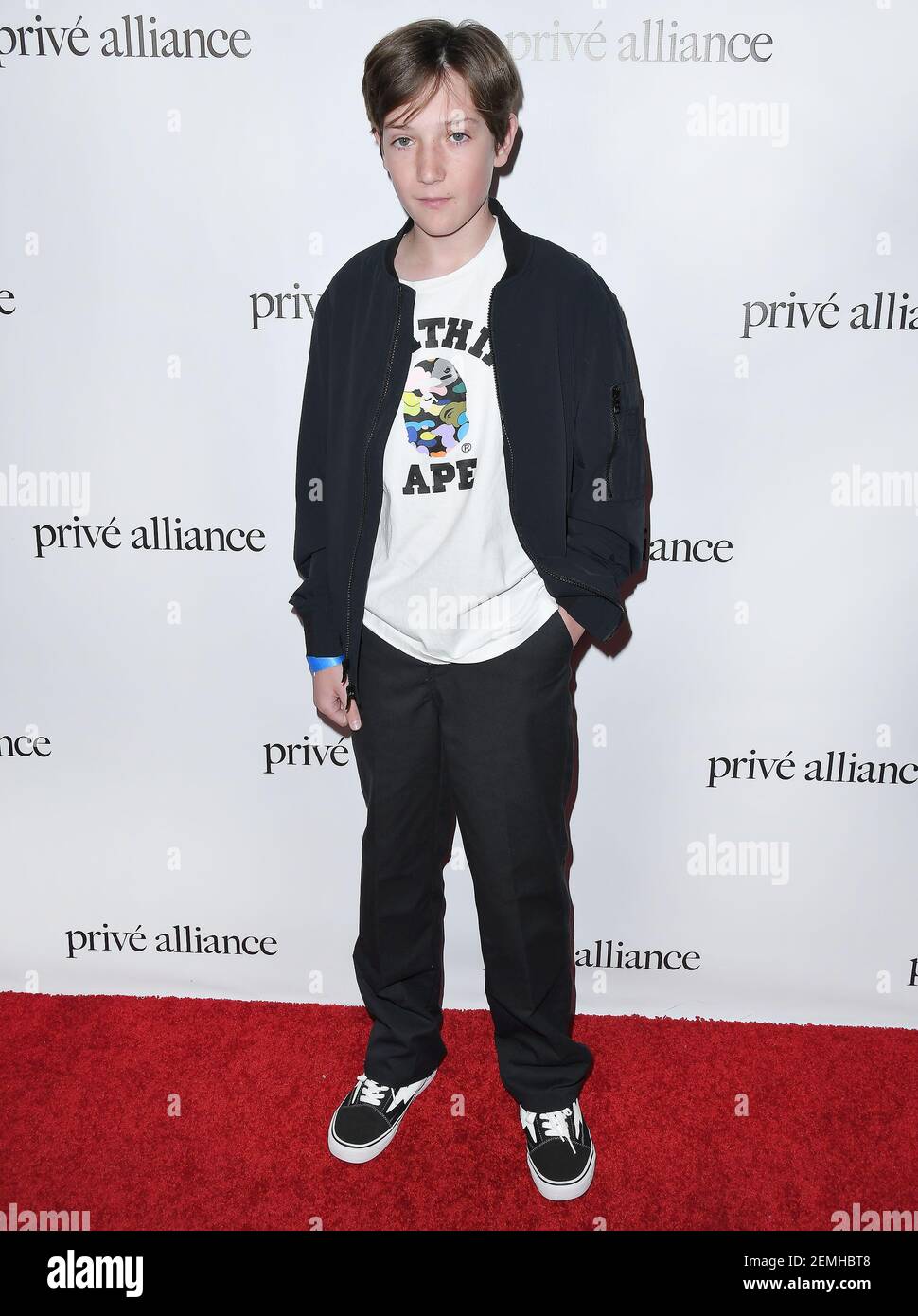 Jackson Dunn arrives at the Prive? Alliance Ready-To-Wear Fashion ...