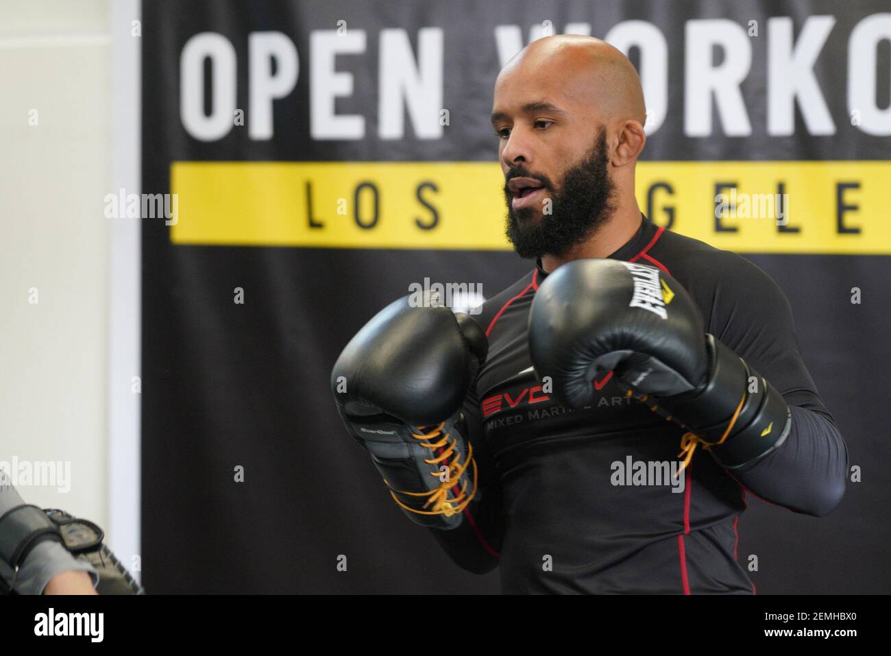 Demetrious Johnson during ONE Championship Open Workout held at Clube ...