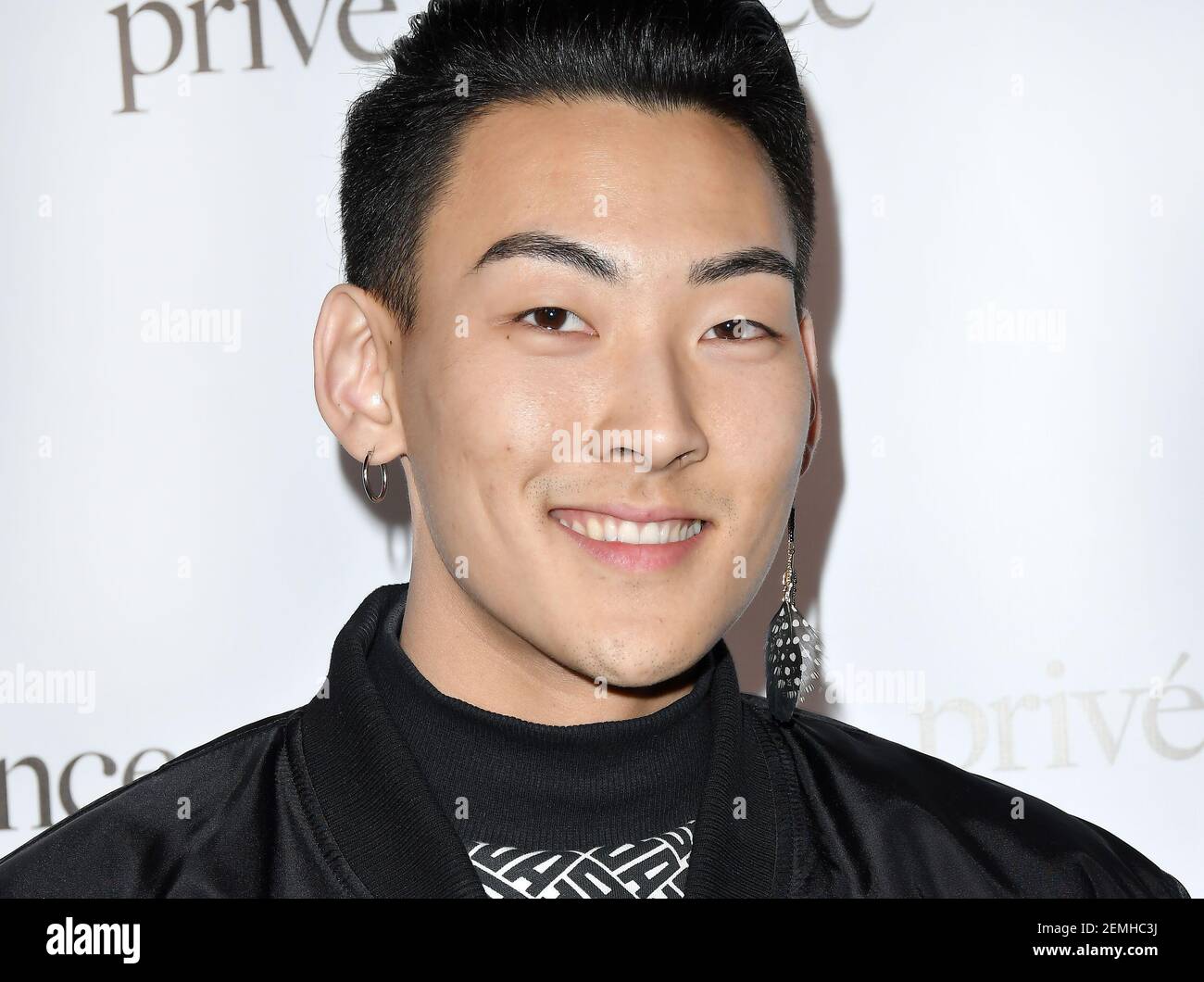 Justin Park arrives at the Prive? Alliance Ready-To-Wear Fashion ...