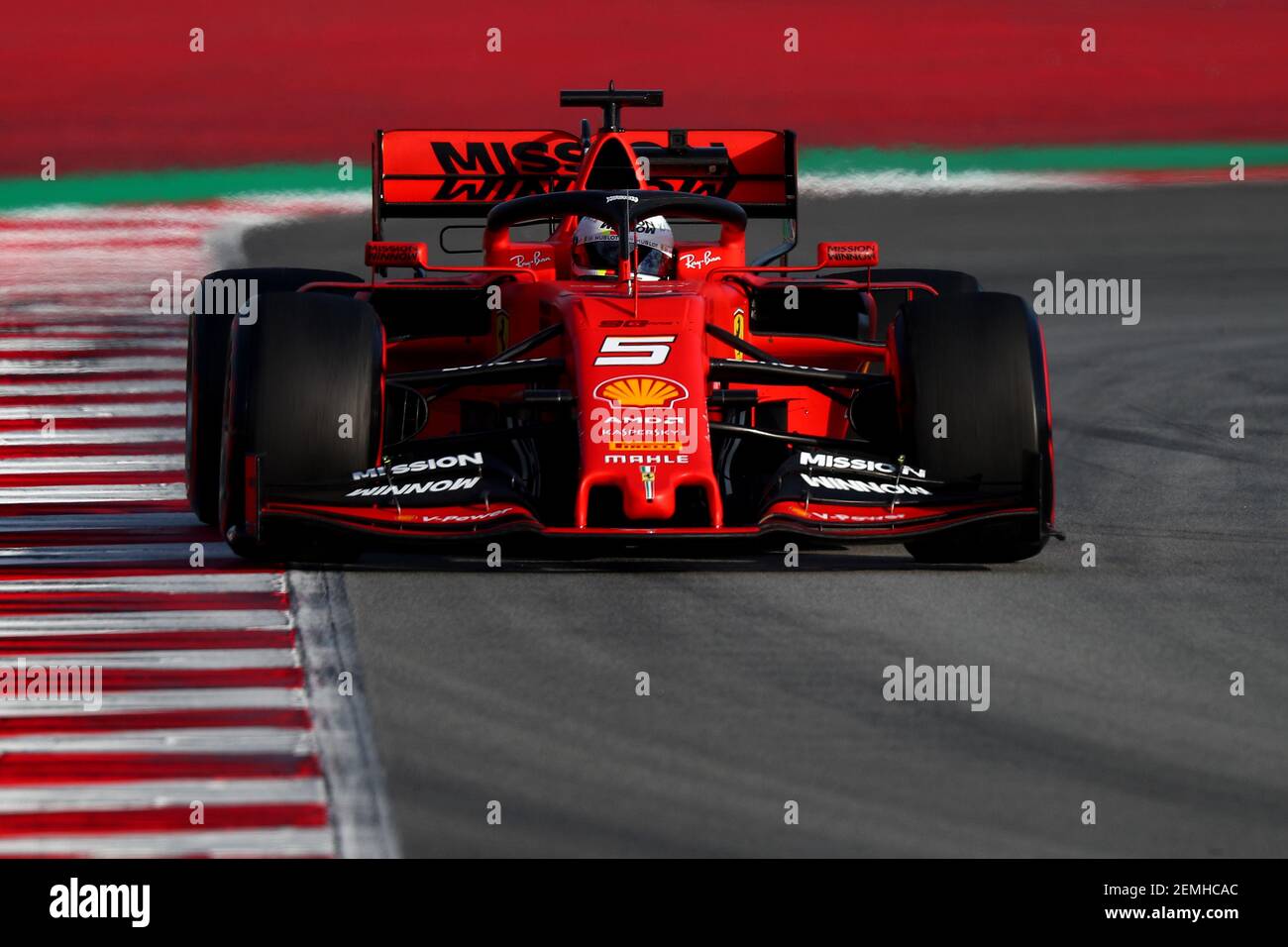 #05 Sebastian Vettel, Scuderia Ferrari. Montmelo Barcelona 26/02/2019 ...