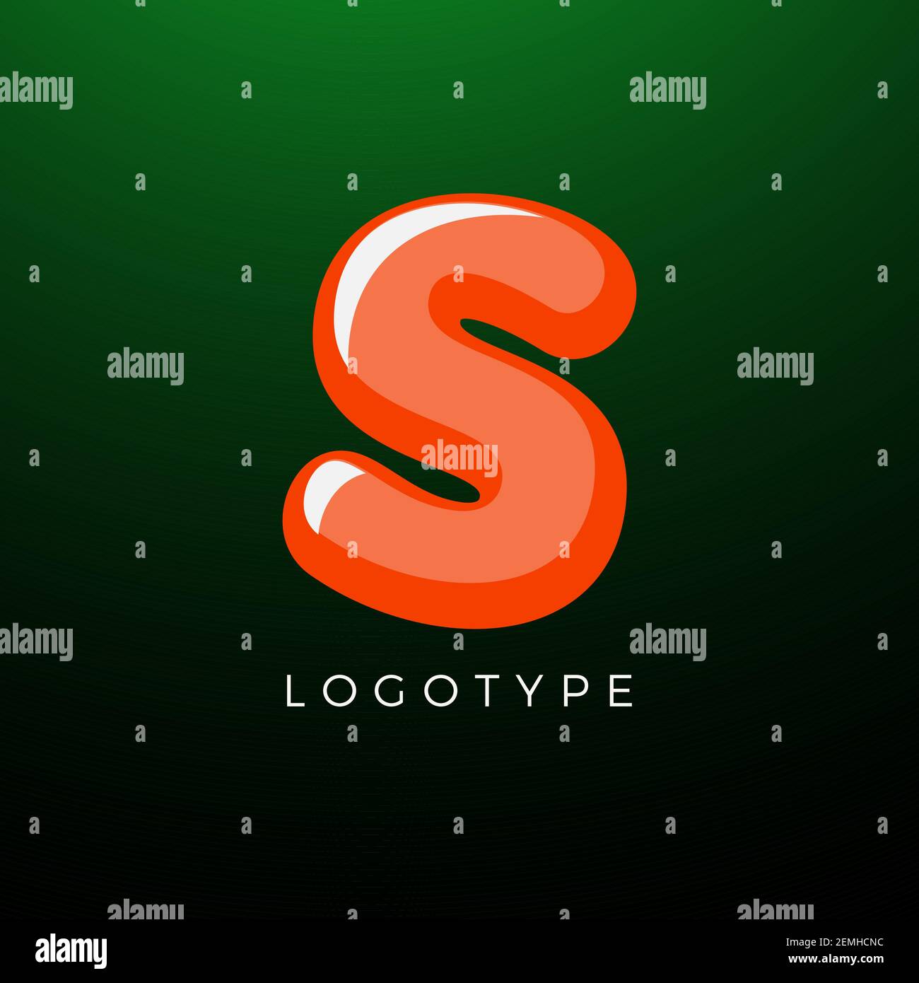 3D playful Letter S, Kids and joy style symbol for school, preschool ...