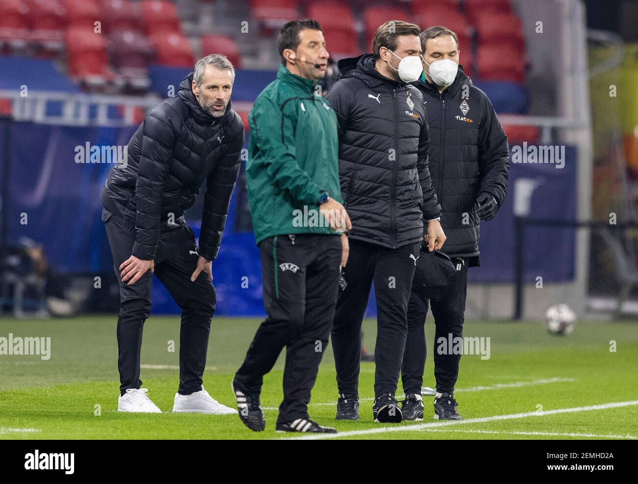 Trainer Marco Rose (BMG) Borussia Mönchengladbach - Manchester City ...