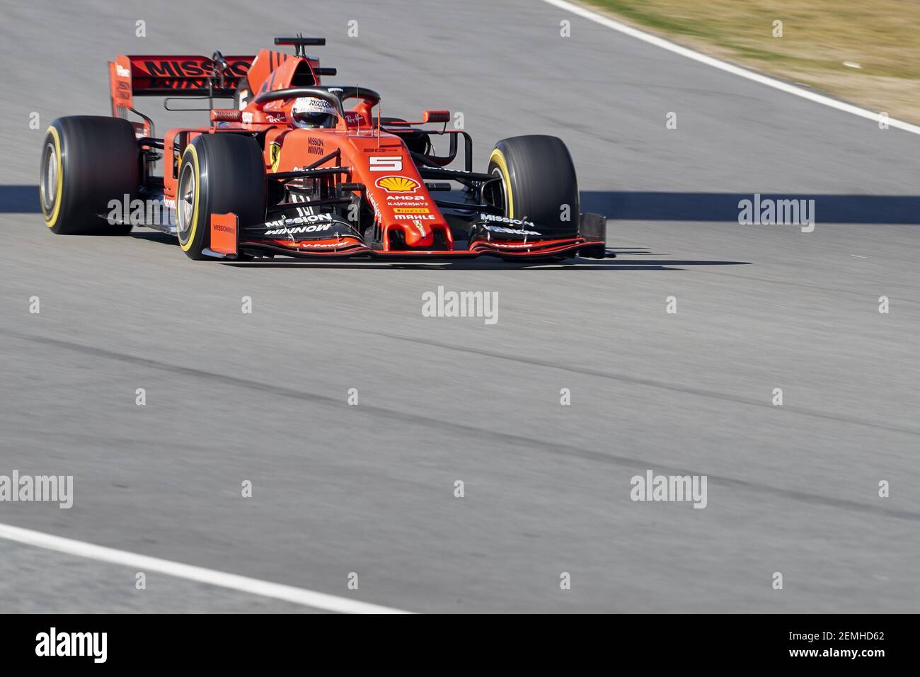 Sebastian Vettel (Scuderia Ferrari Mission Winnow) SF90 car, seen in ...