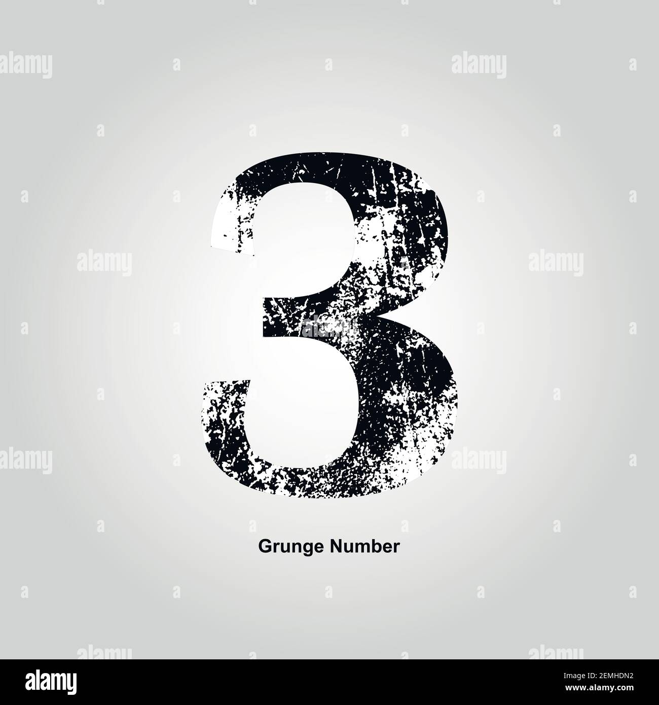 Grunge numbers. Vector illustration Stock Vector Image & Art - Alamy