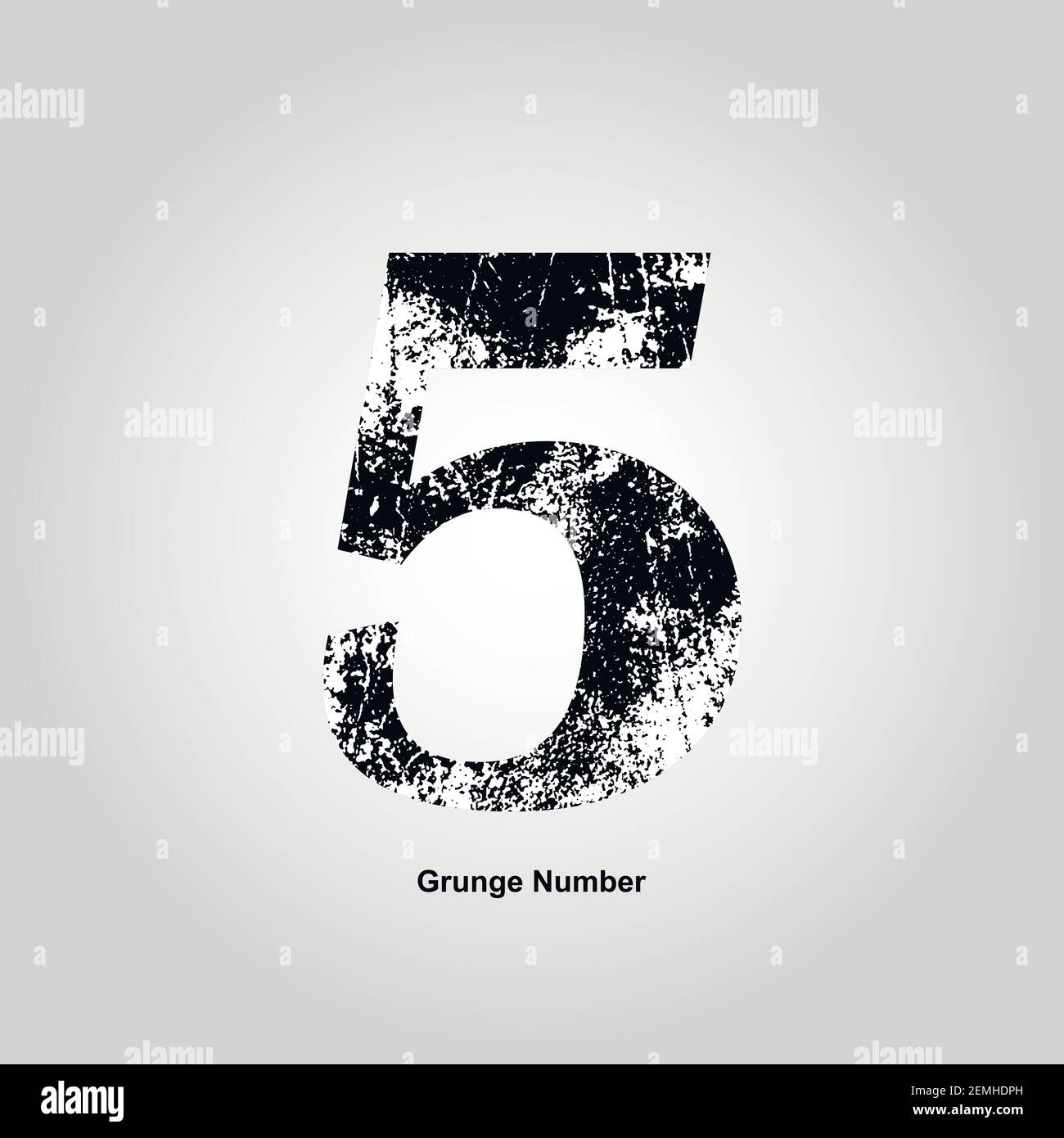 Grunge numbers. Vector illustration Stock Vector Image & Art - Alamy