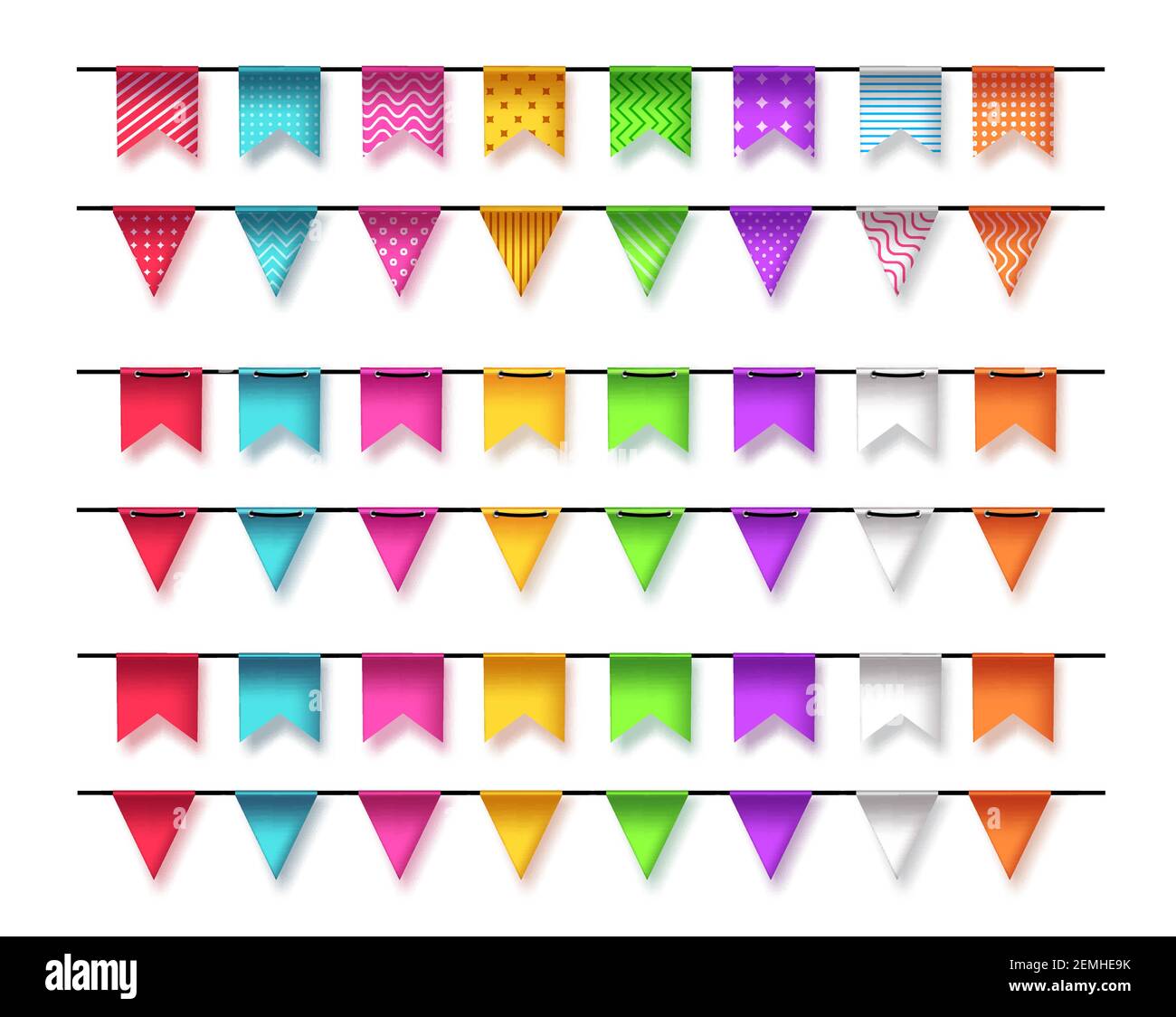 Streamers Decorations Clipart