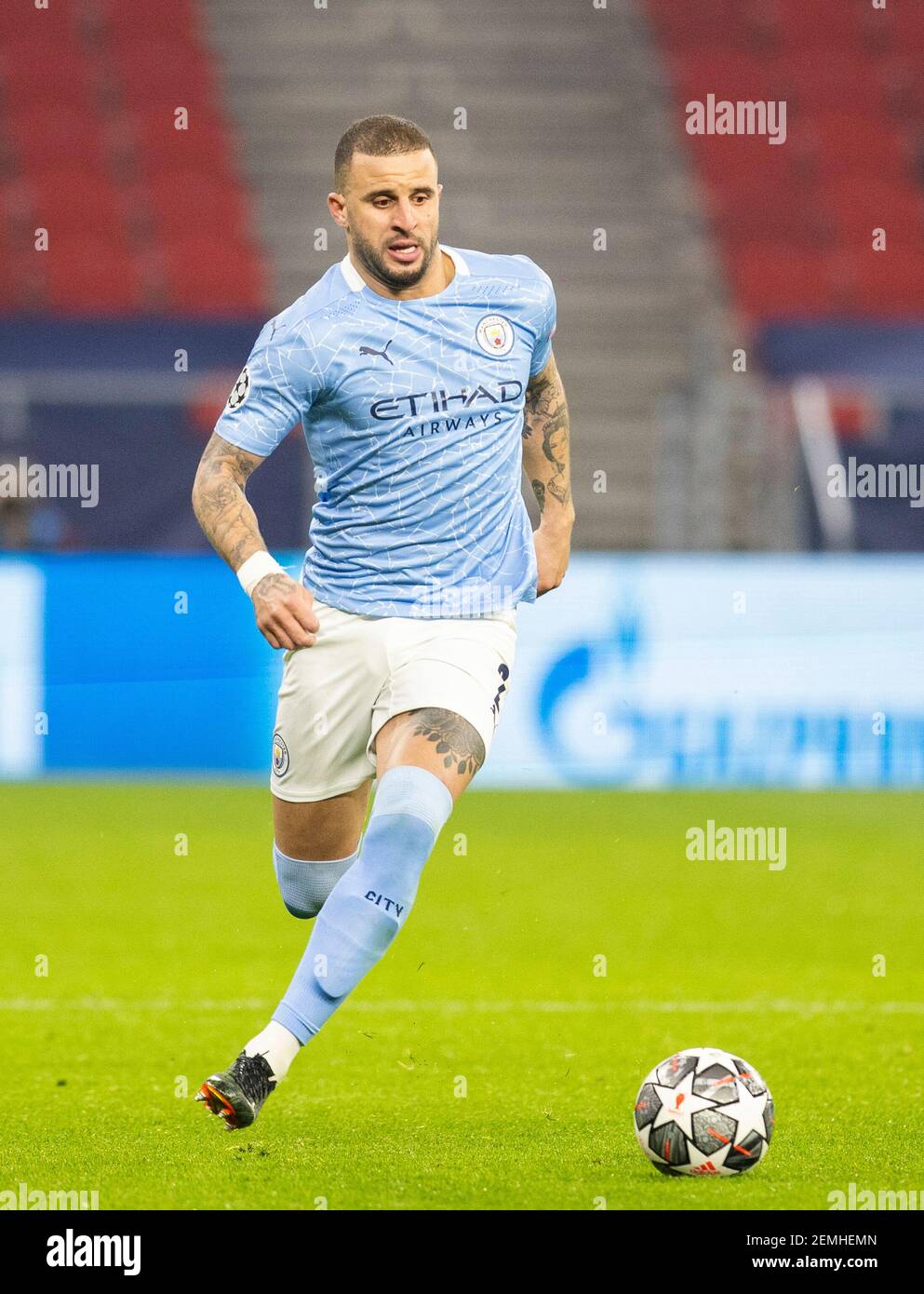 Kyle Walker (City) Borussia Mönchengladbach - Manchester City Budapest ...