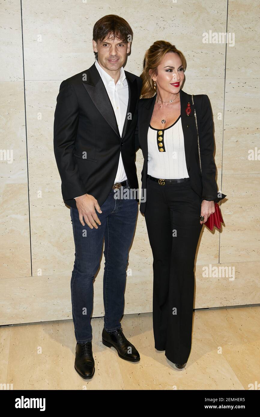 Fernando Moriente, Maria Victoria Lopez attends to TechnoGym ...