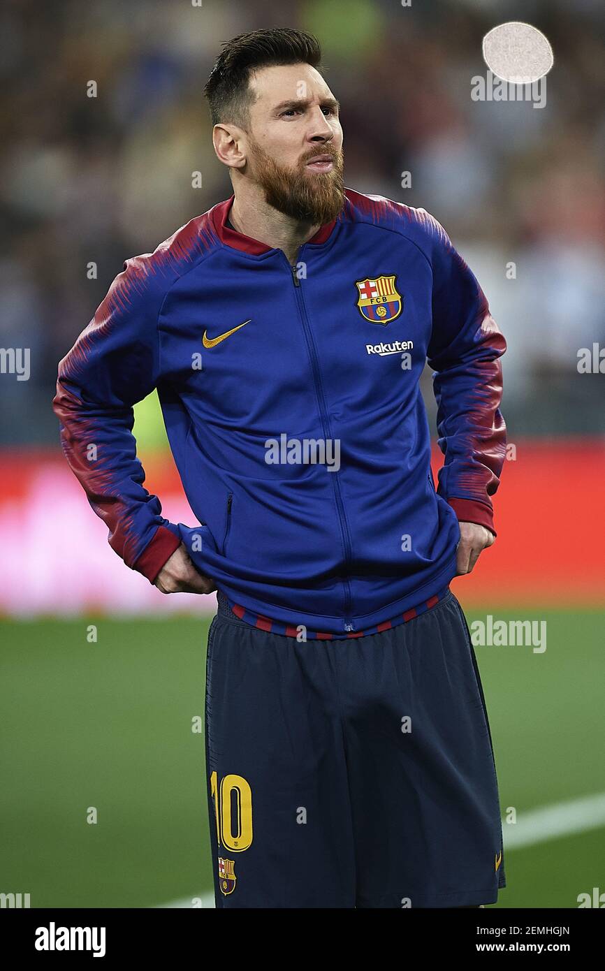 Lionel Messi of FC Barcelona during the match between Real Madrid v FC ...