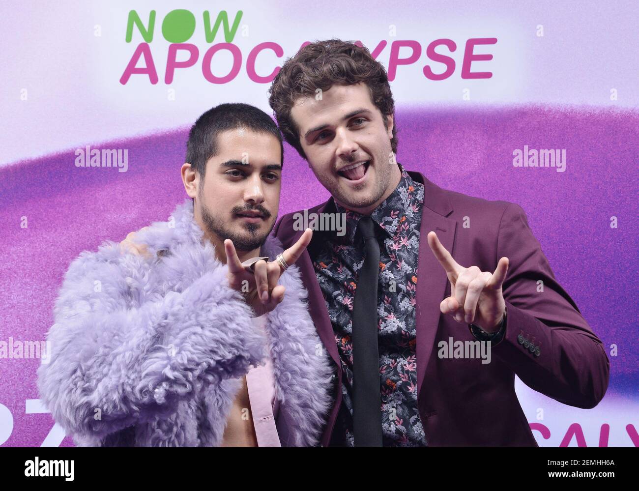 L R Avan Jogia And Beau Mirchoff At The Now Apocalypse Los Angeles Premiere Held At The