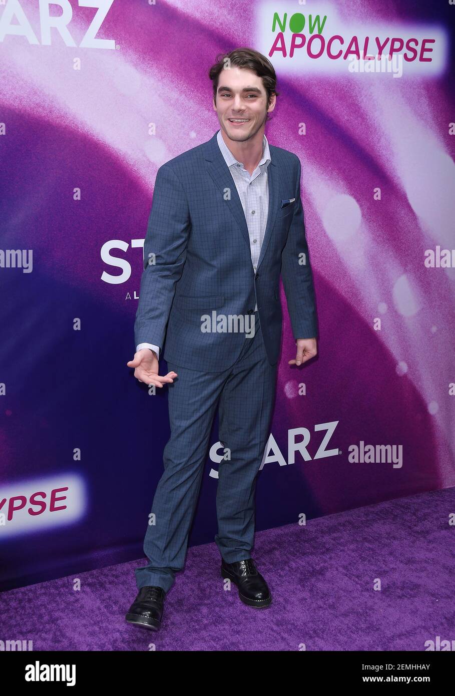 RJ Mitte arrives at the "Now Apocalypse" Los Angeles Premiere held at ...