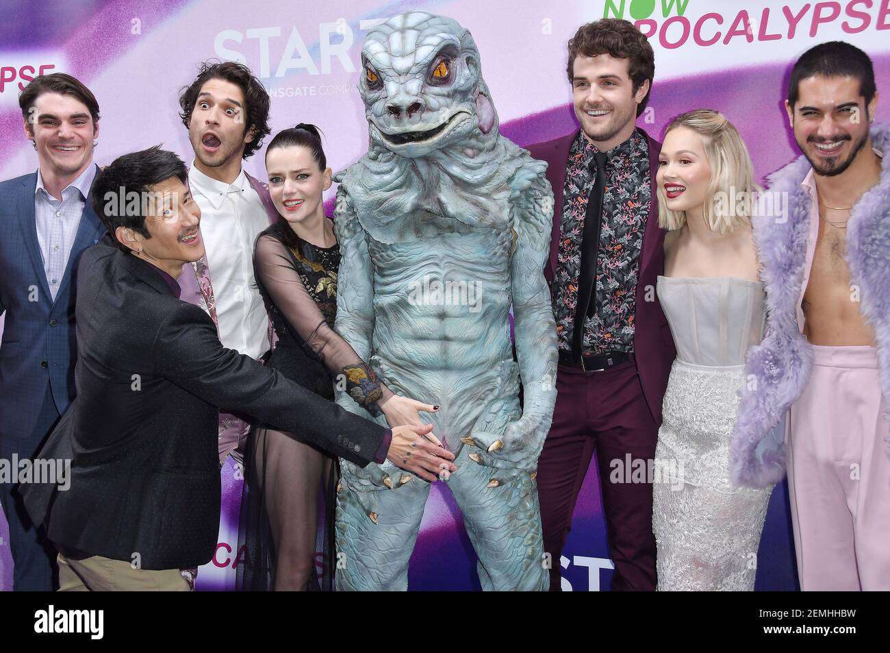 (L-R) "Now Apocalypse" Cast & Crew - RJ Mitte, Director Gregg Araki ...