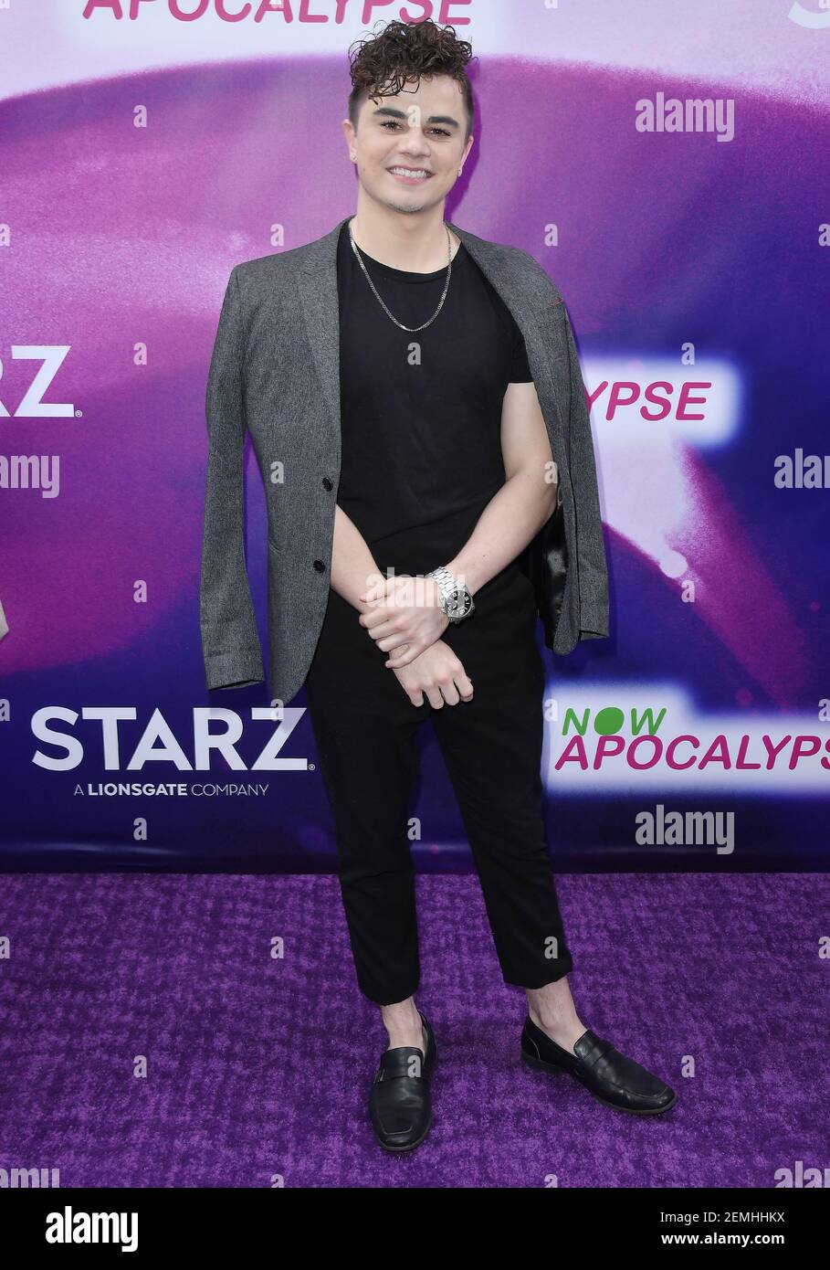 Brandon Stewart arrives at the "Now Apocalypse" Los Angeles Premiere ...