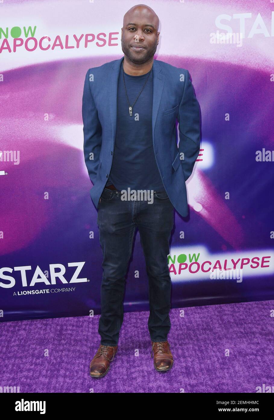 Kevin Daniels arrives at the "Now Apocalypse" Los Angeles Premiere held ...
