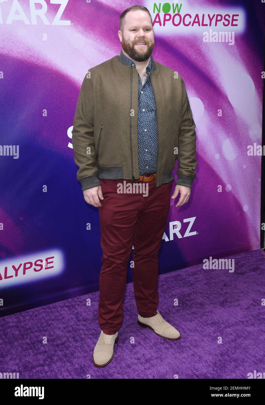 Ryan Brady arrives at the "Now Apocalypse" Los Angeles Premiere held at ...