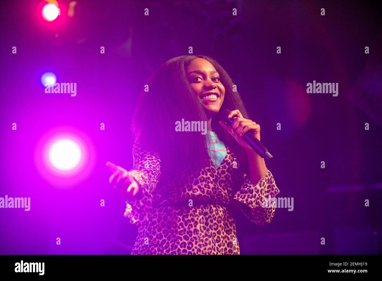 Singer/rapper Noname performs onstage during the 'Room 25' tour at Emo ...