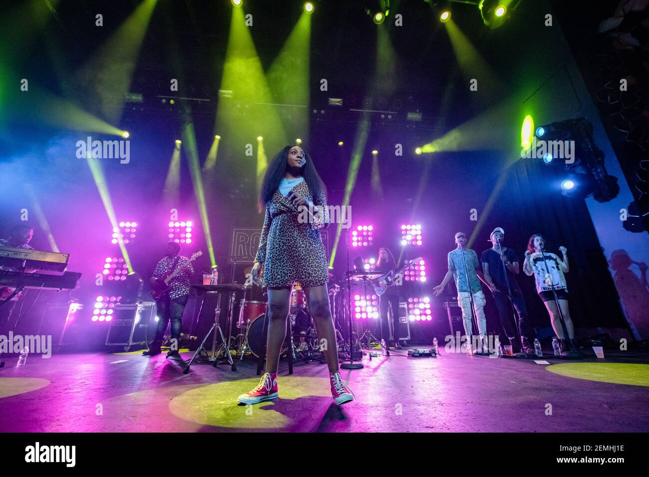 Singer/rapper Noname performs onstage during the 'Room 25' tour at Emo ...