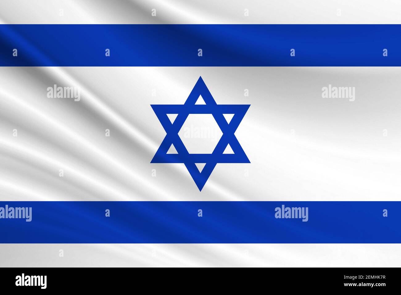Flag of Israel Fabric texture of the flag of Israel Stock Photo - Alamy